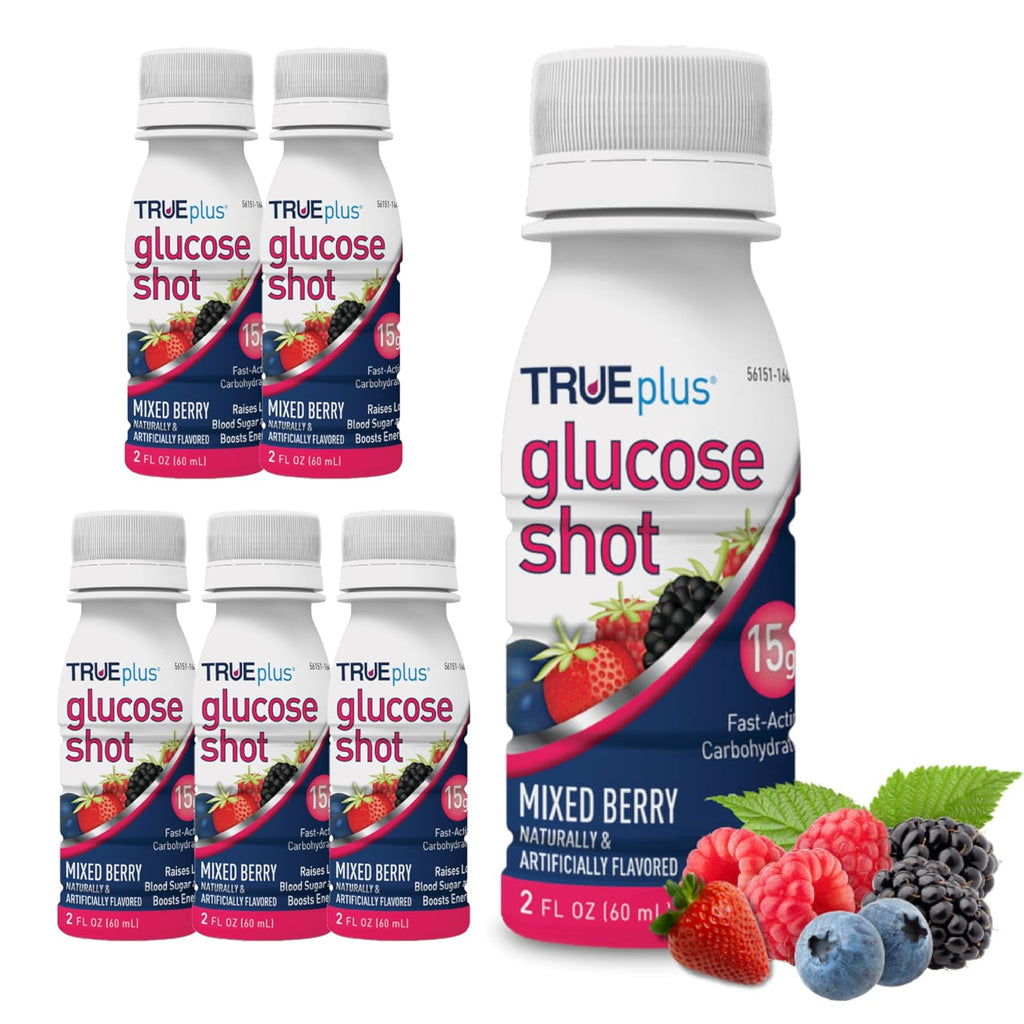 TRUEplus glucose shot mixed berry