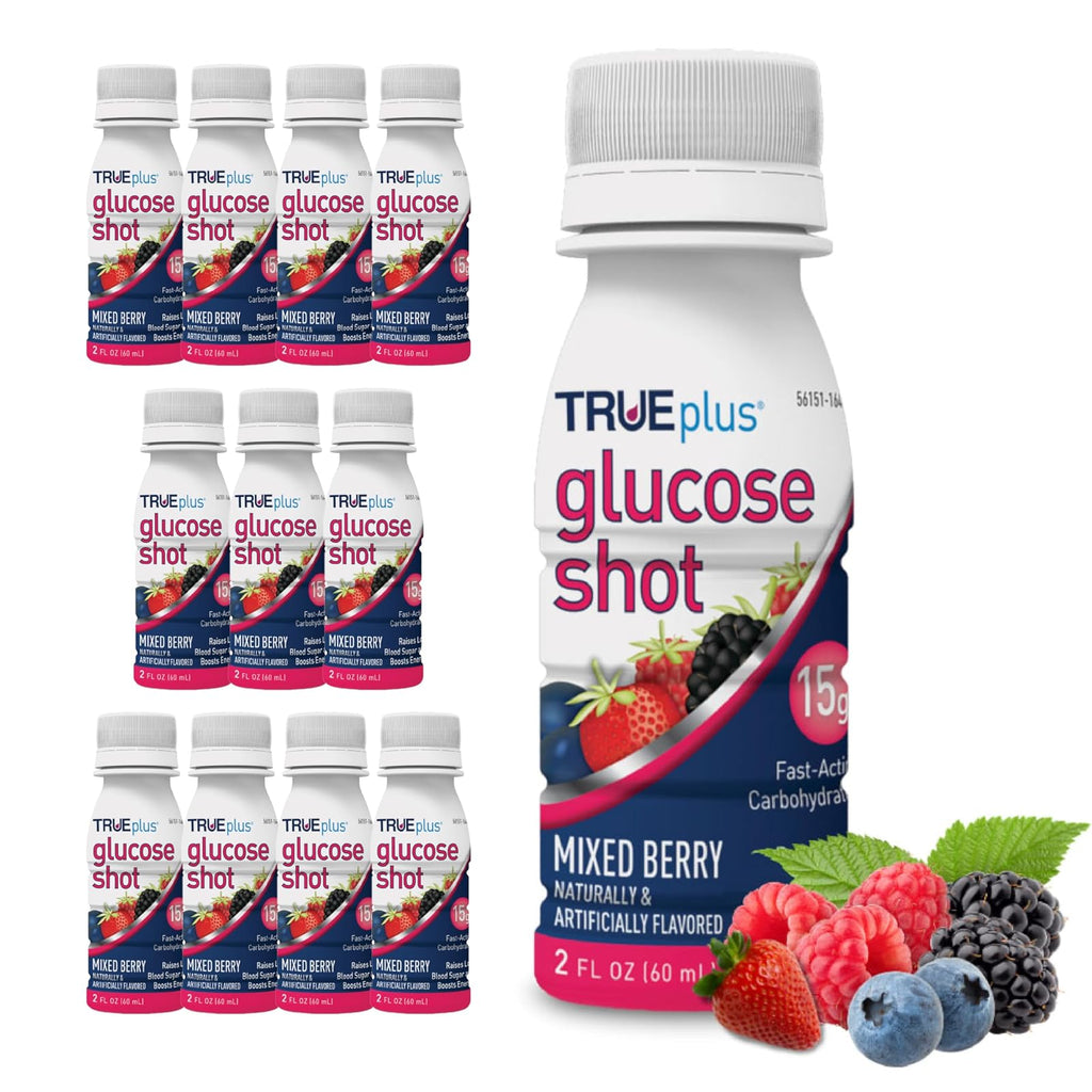 TRUEplus glucose shot mixed berry