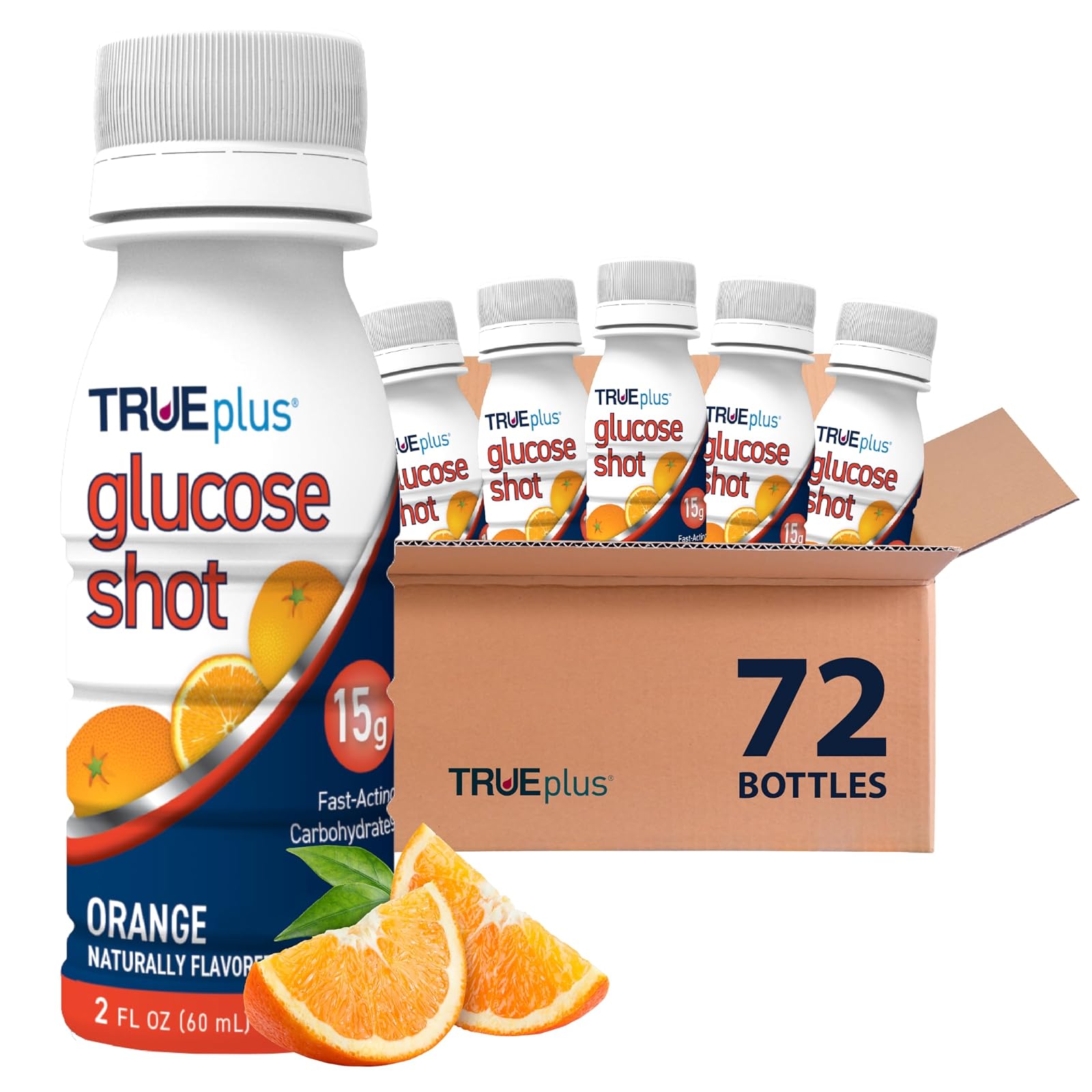 TRUEplus glucose shot orange flavor