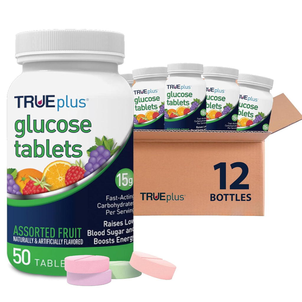 TRUEplus glucose tablets for energy