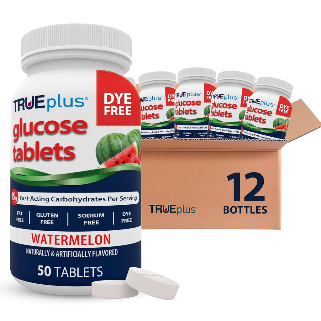TRUEplus glucose tablets watermelon flavor