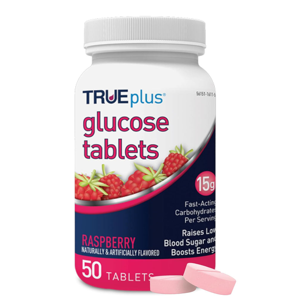 TRUEplus raspberry vitamin C tablets