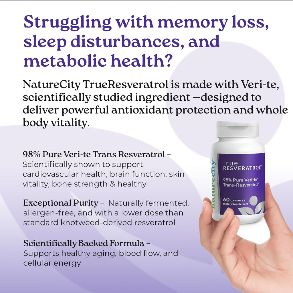 TrueResveratrol for heart health