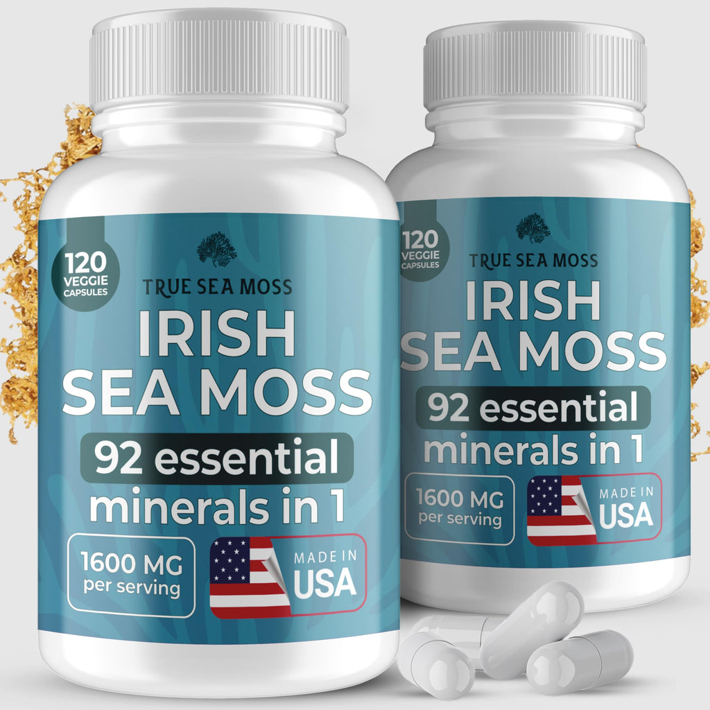 TrueSeaMoss elderberry capsules for immunity