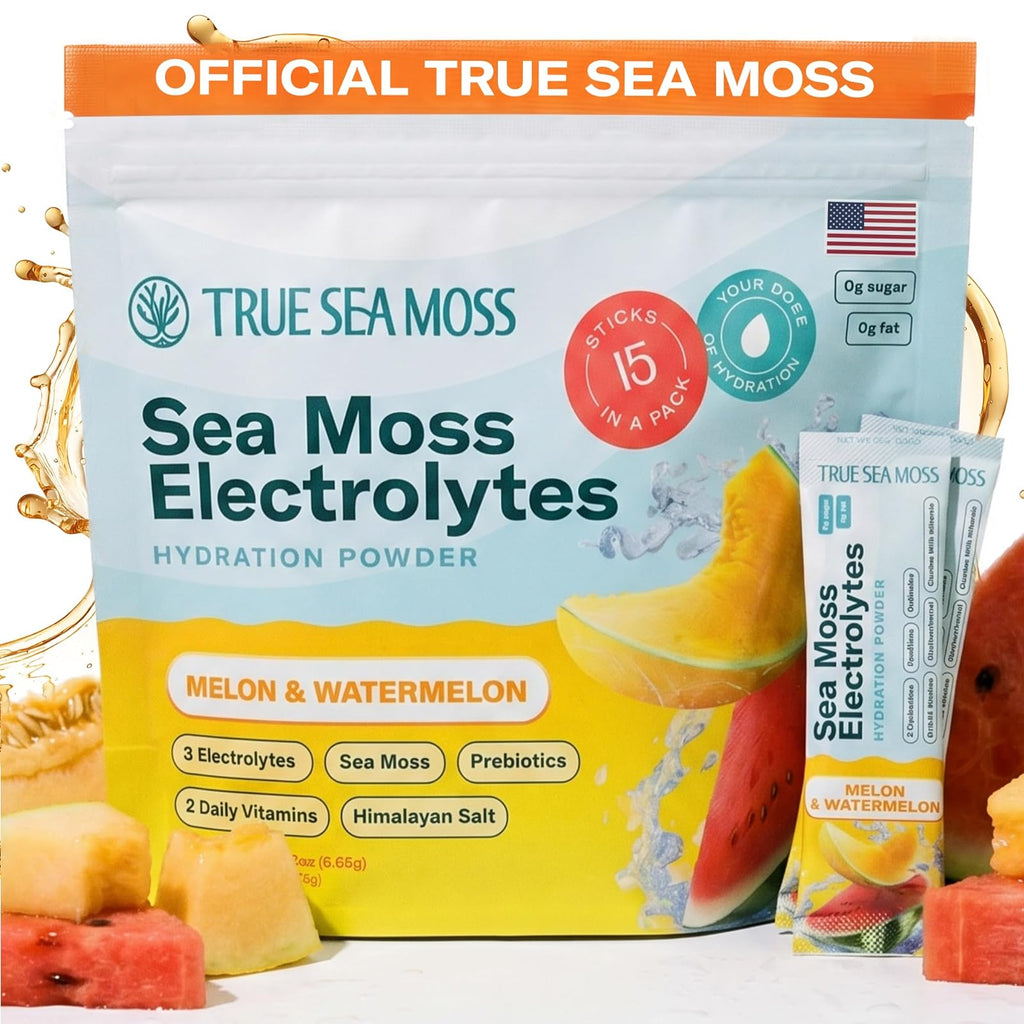 TrueSeaMoss electrolyte powder stickpacks