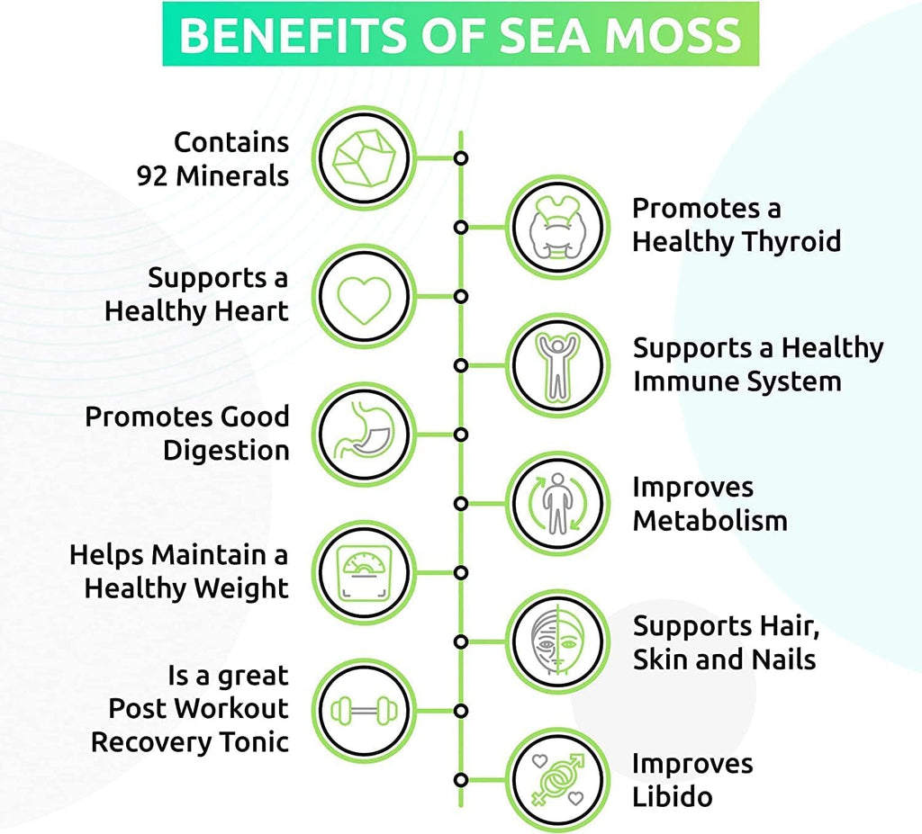 TrueSeaMoss health supplement benefits