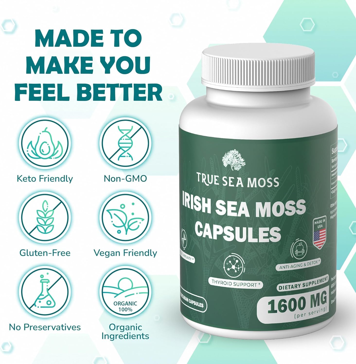 TrueSeaMoss sea moss for healthy skin