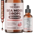 TrueSeaMoss strawberry sea moss drops