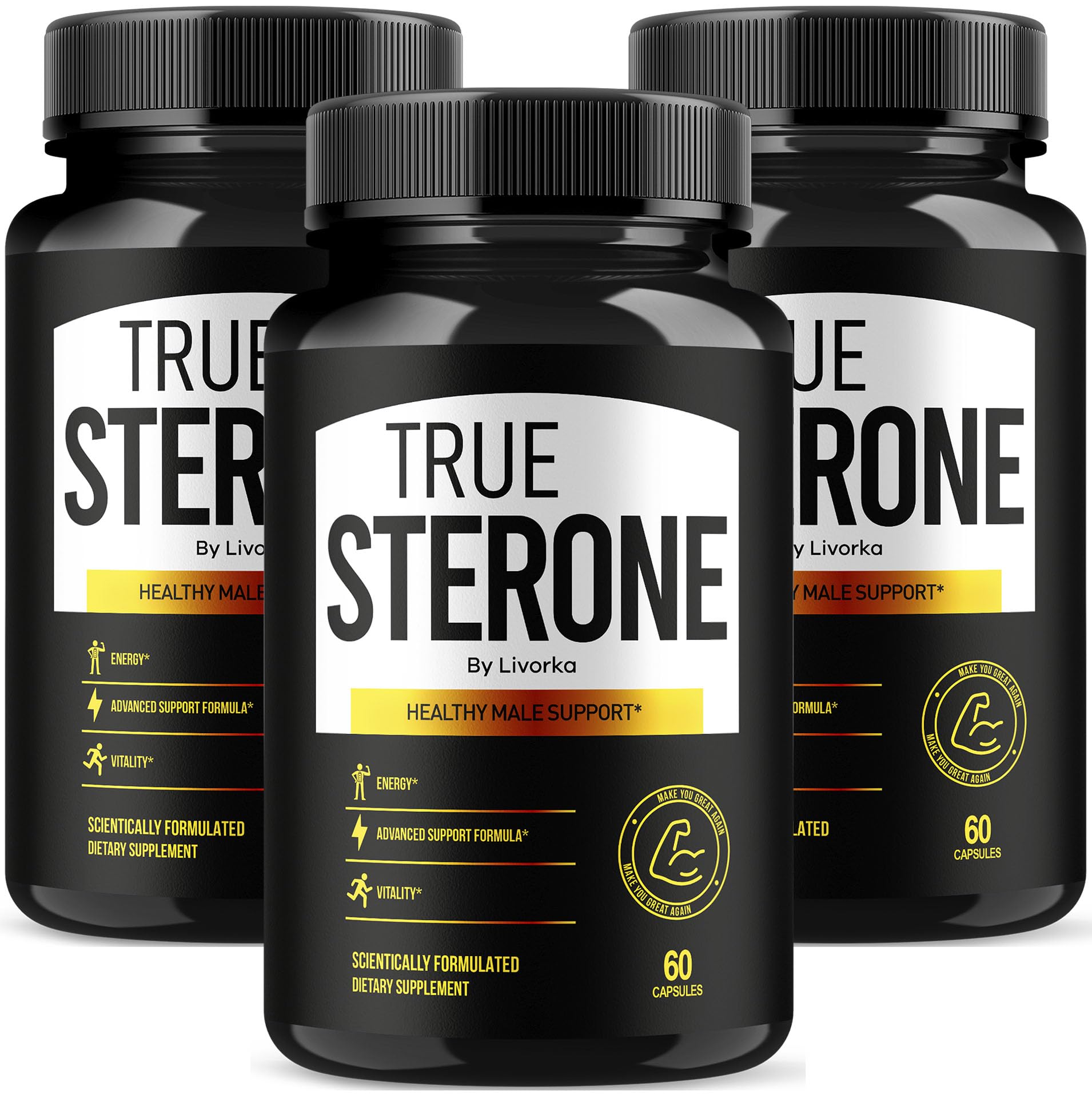 TrueSterone blended vitamin capsules