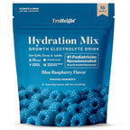 TruHeight blue raspberry hydration packets