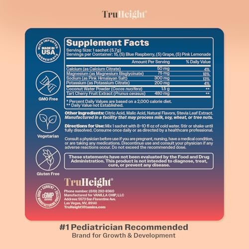 TruHeight hydration solution for active lifestyle