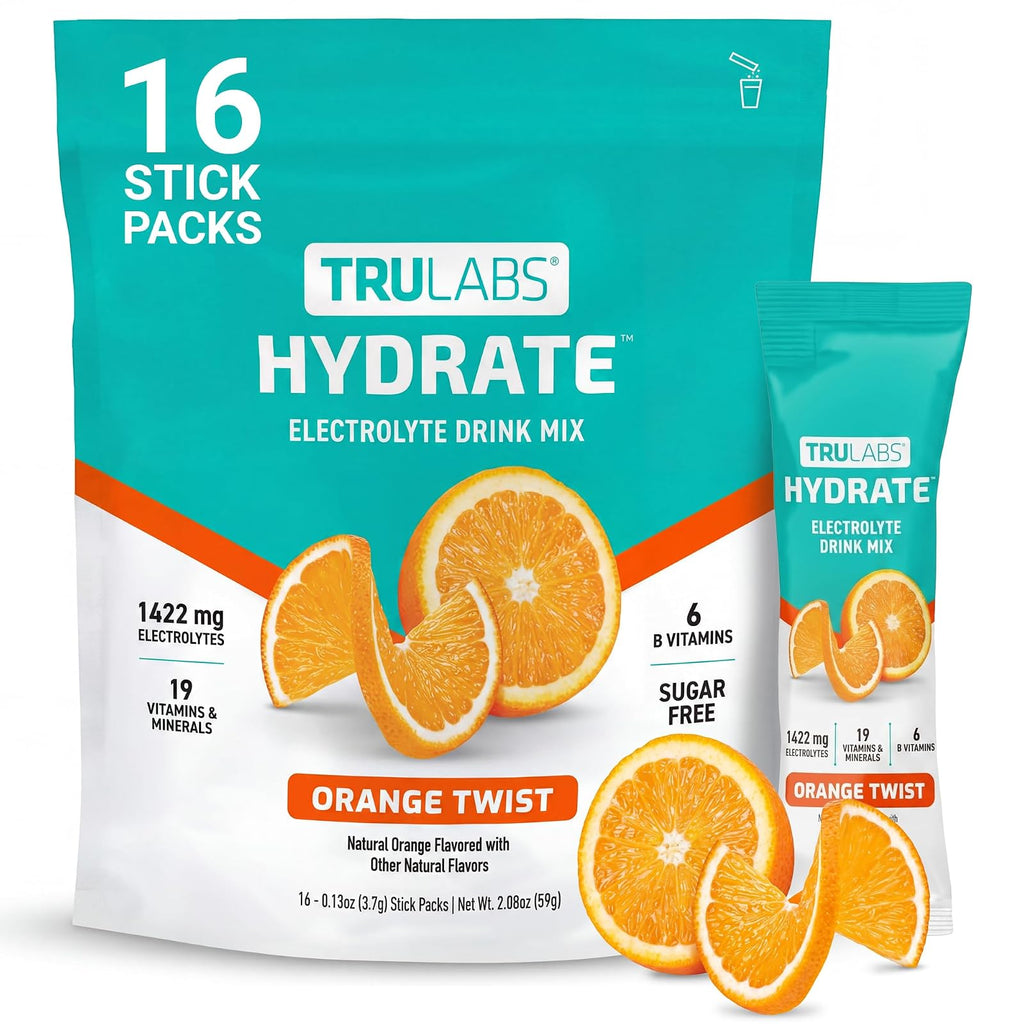 TRULABS electrolyte drink mix packets