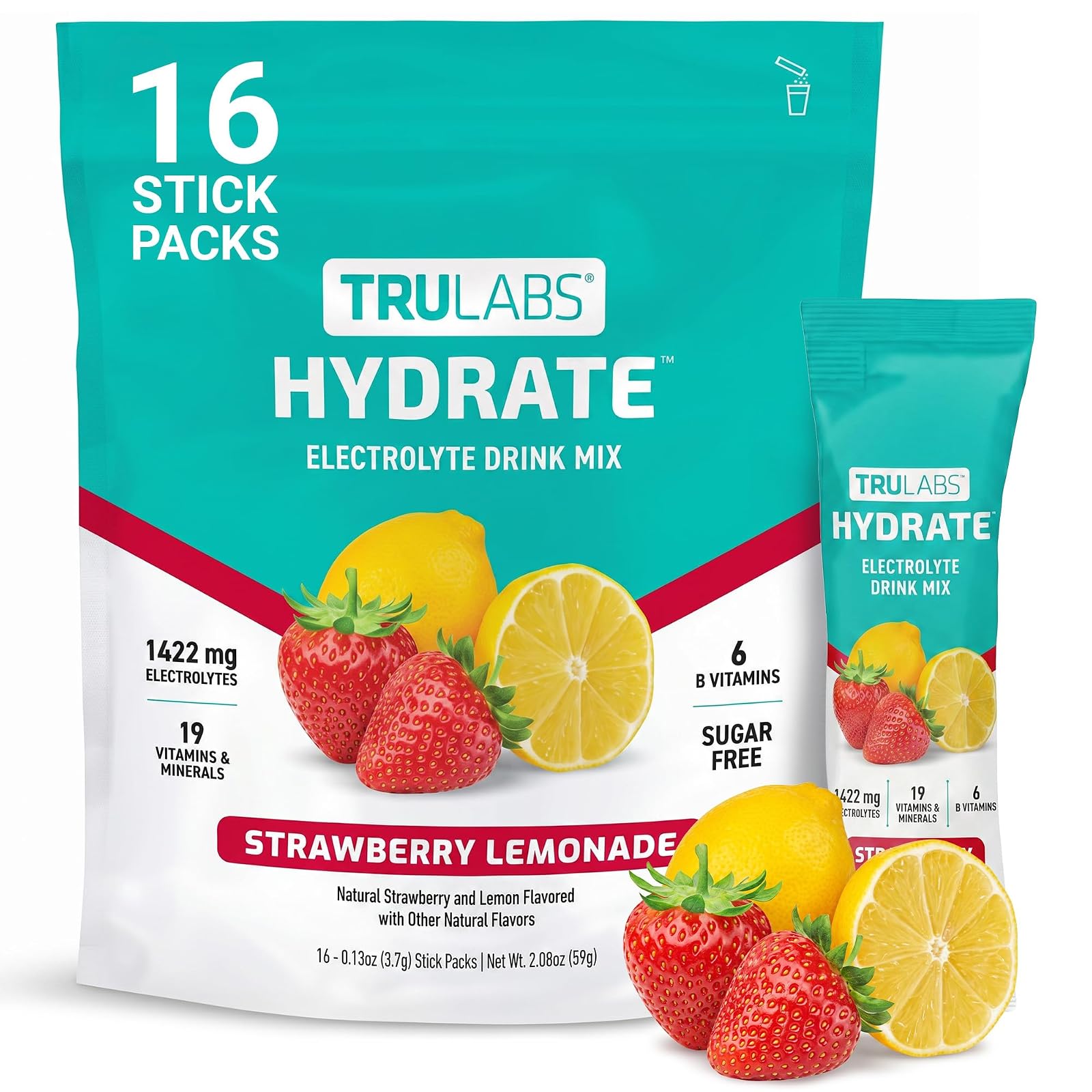 TRULABS electrolyte drink mix packets