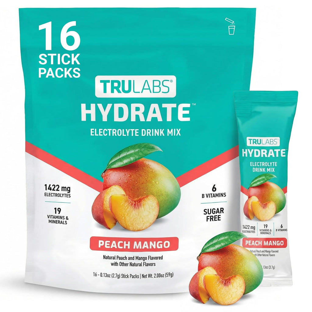 TRULABS Hydrate Peach Mango electrolytes