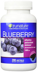 TruNature Blueberry extract softgels for wellness