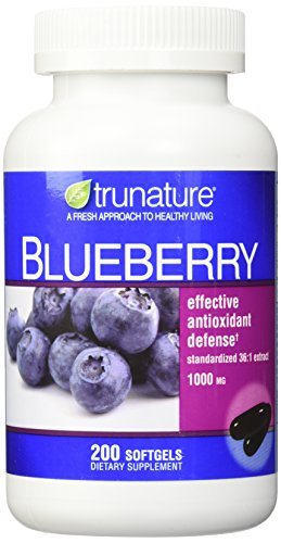 TruNature Blueberry extract softgels for wellness