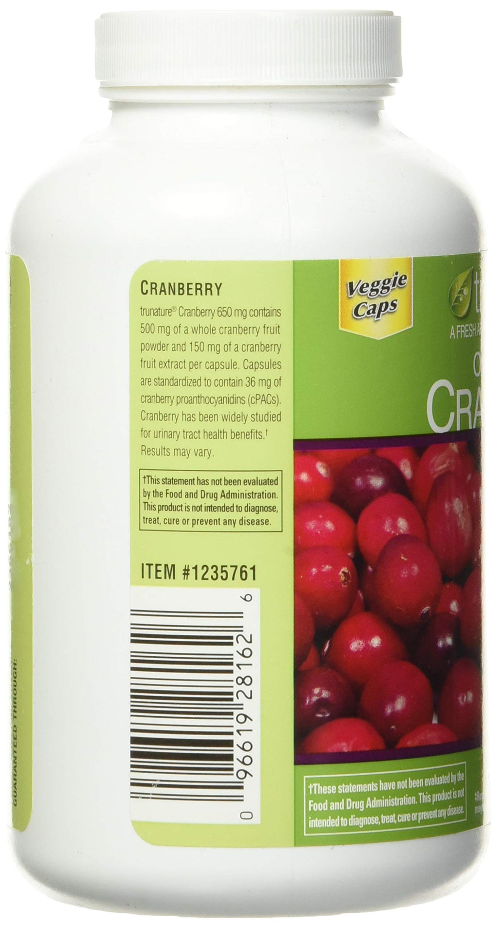 trunature cranberry antioxidant support
