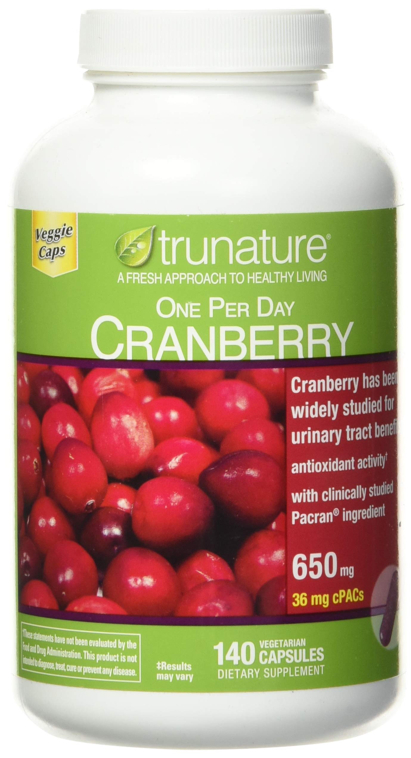 trunature cranberry health benefits