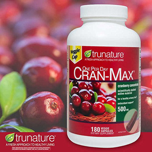 trunature cranberry veggie caps benefits