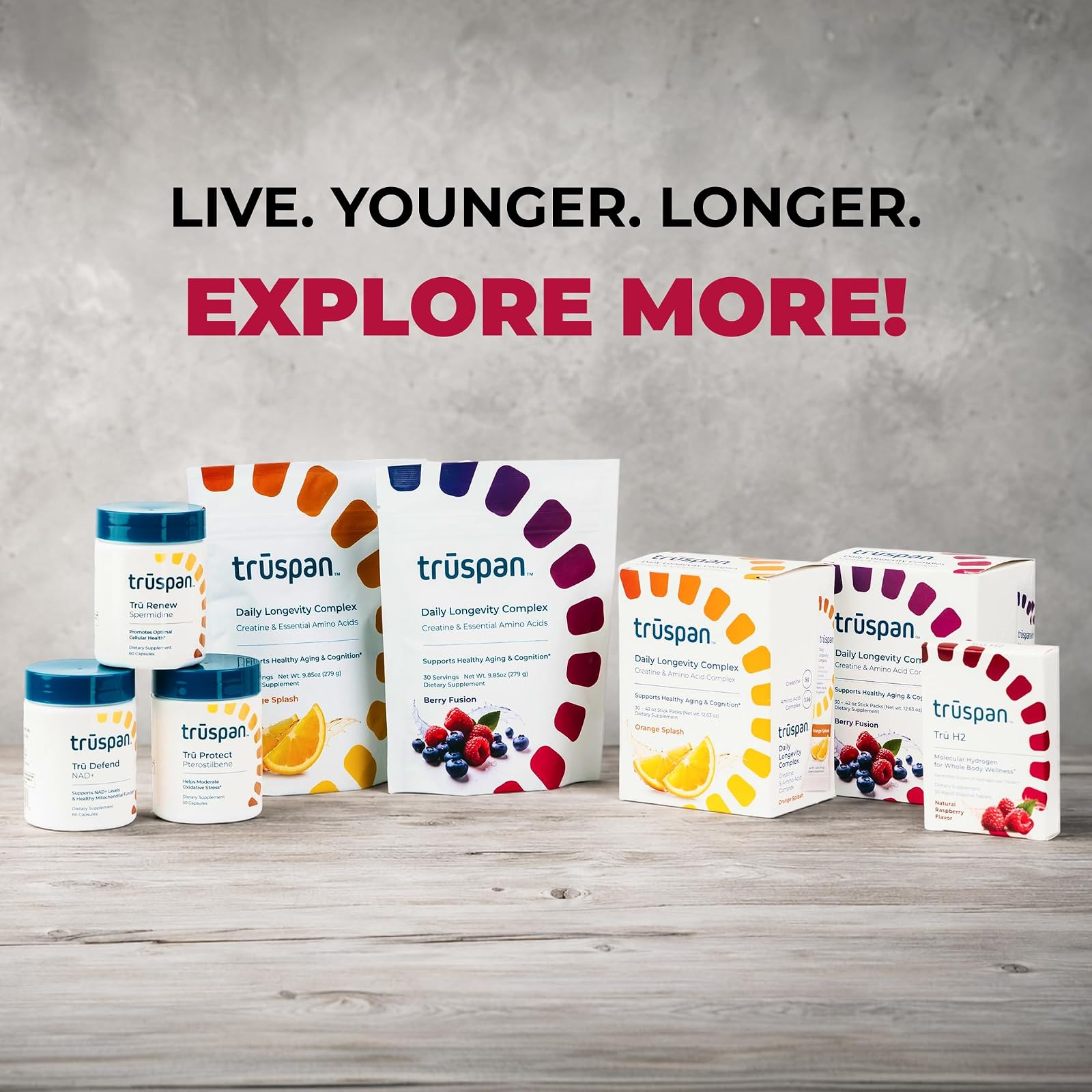 TruSpan multivitamins with hydrogen boost