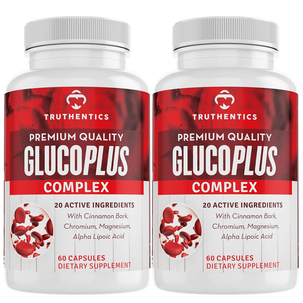 TRUTHENTICS GlucoPlus cinnamon capsules
