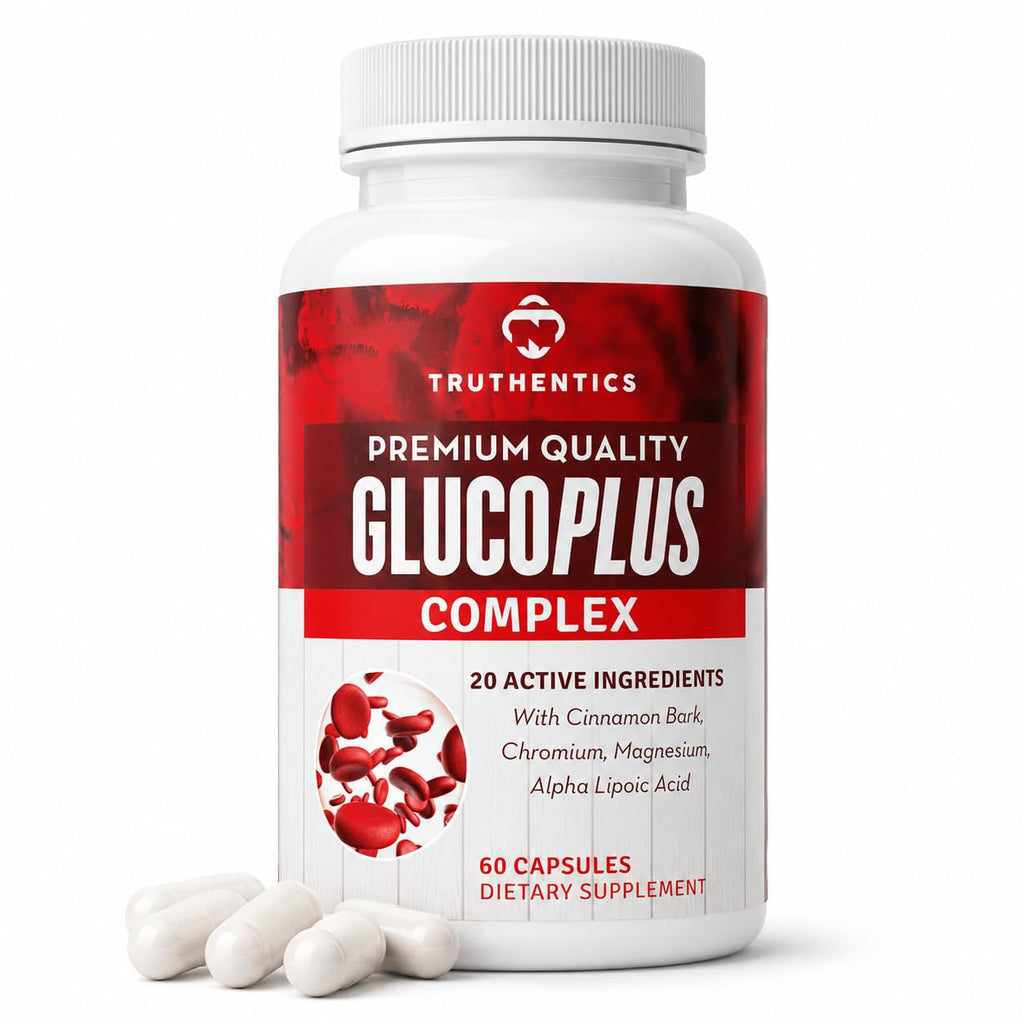 TRUTHENTICS GlucoPlus metabolic support capsules