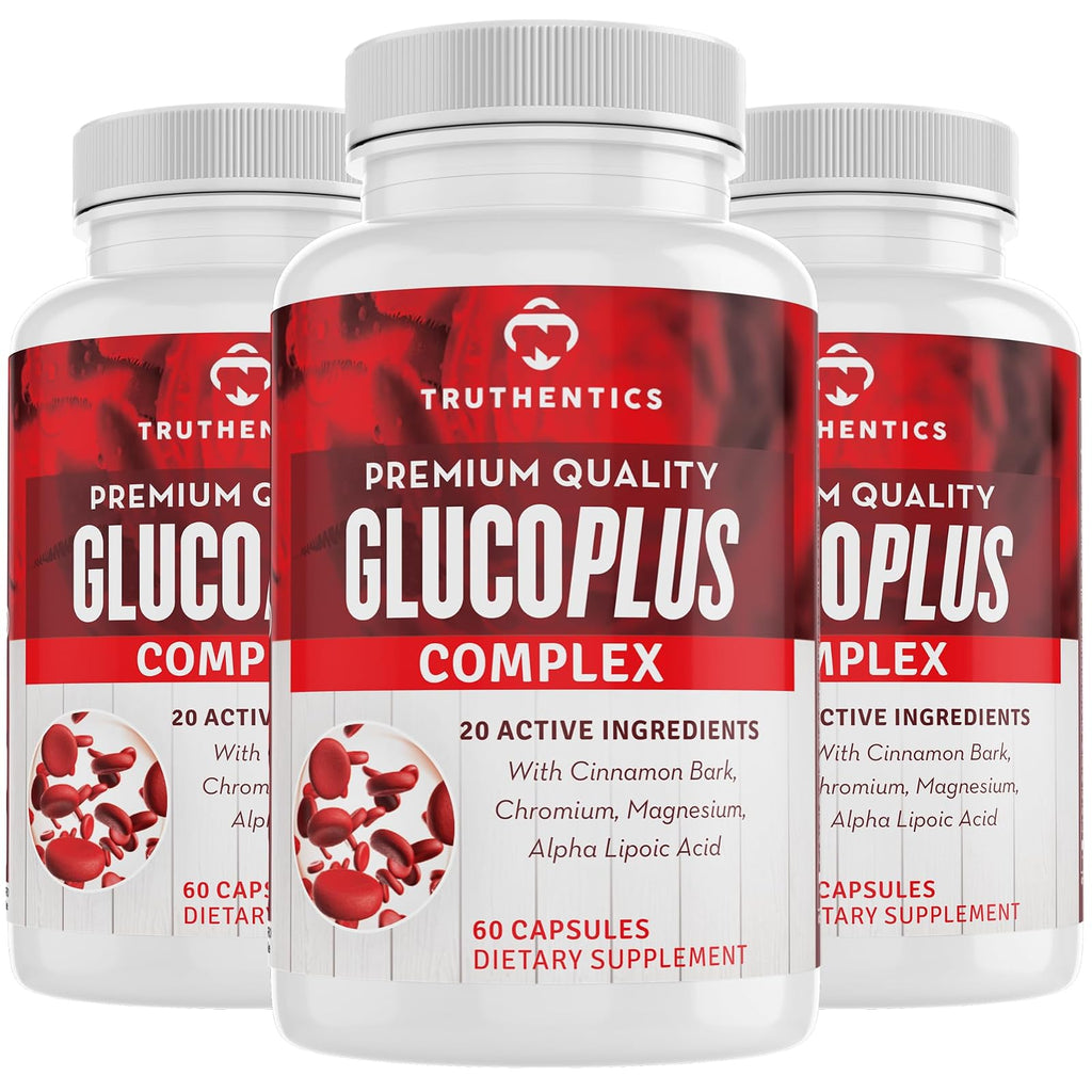 TRUTHENTICS GlucoPlus metabolic support capsules