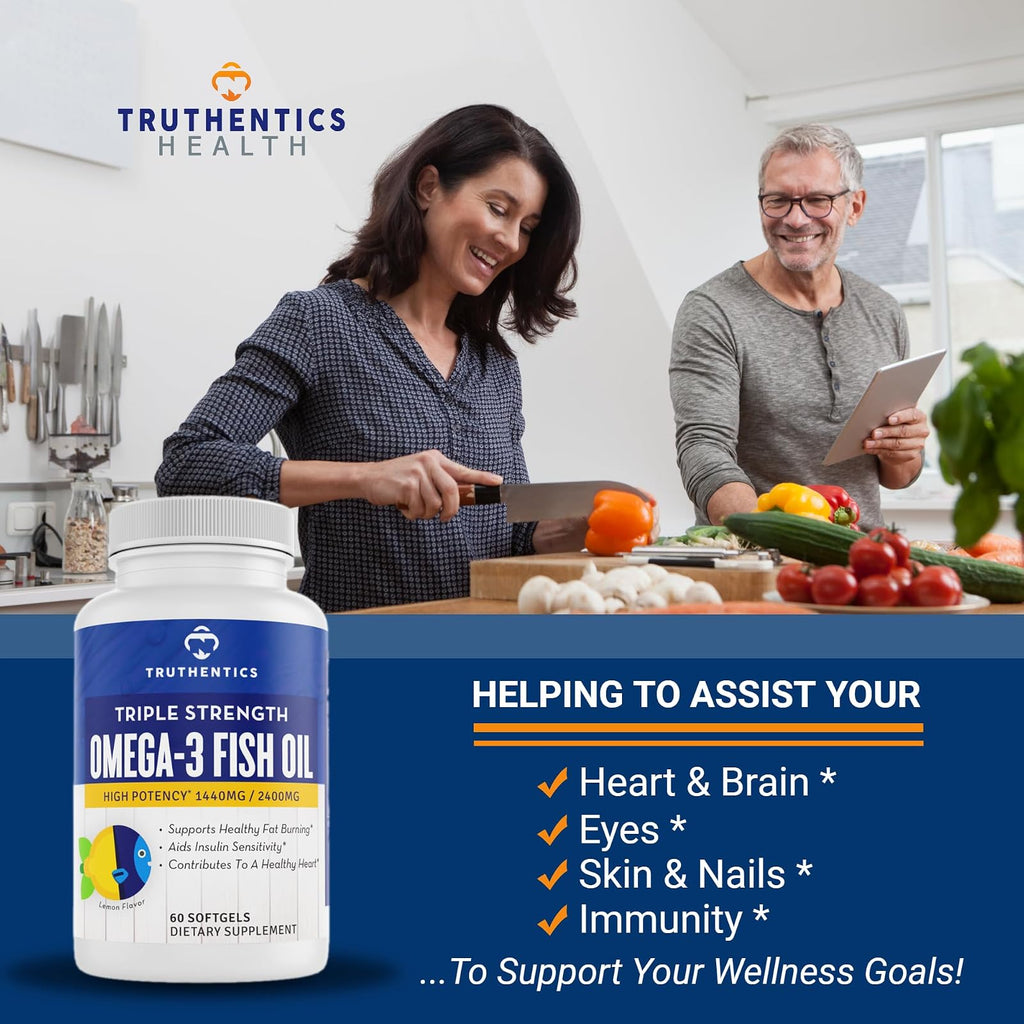 TRUTHENTICS kids omega 3 softgels