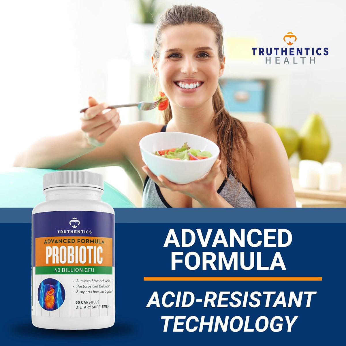 TRUTHENTICS probiotics for immune support
