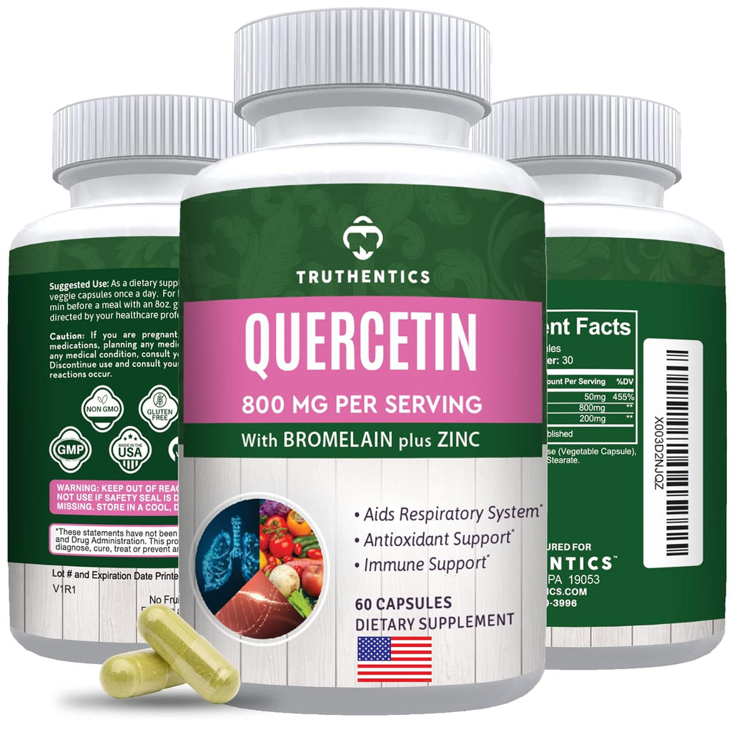 TRUTHENTICS Quercetin with Bromelain benefits