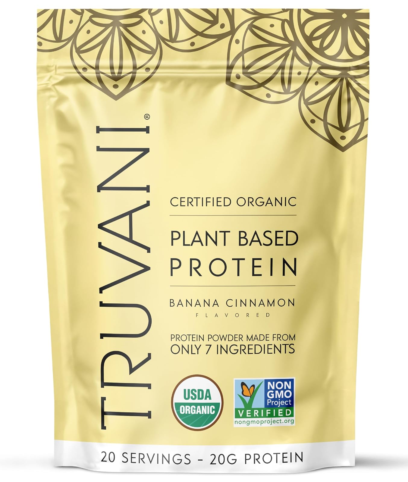 Truvani organic plant protein powder