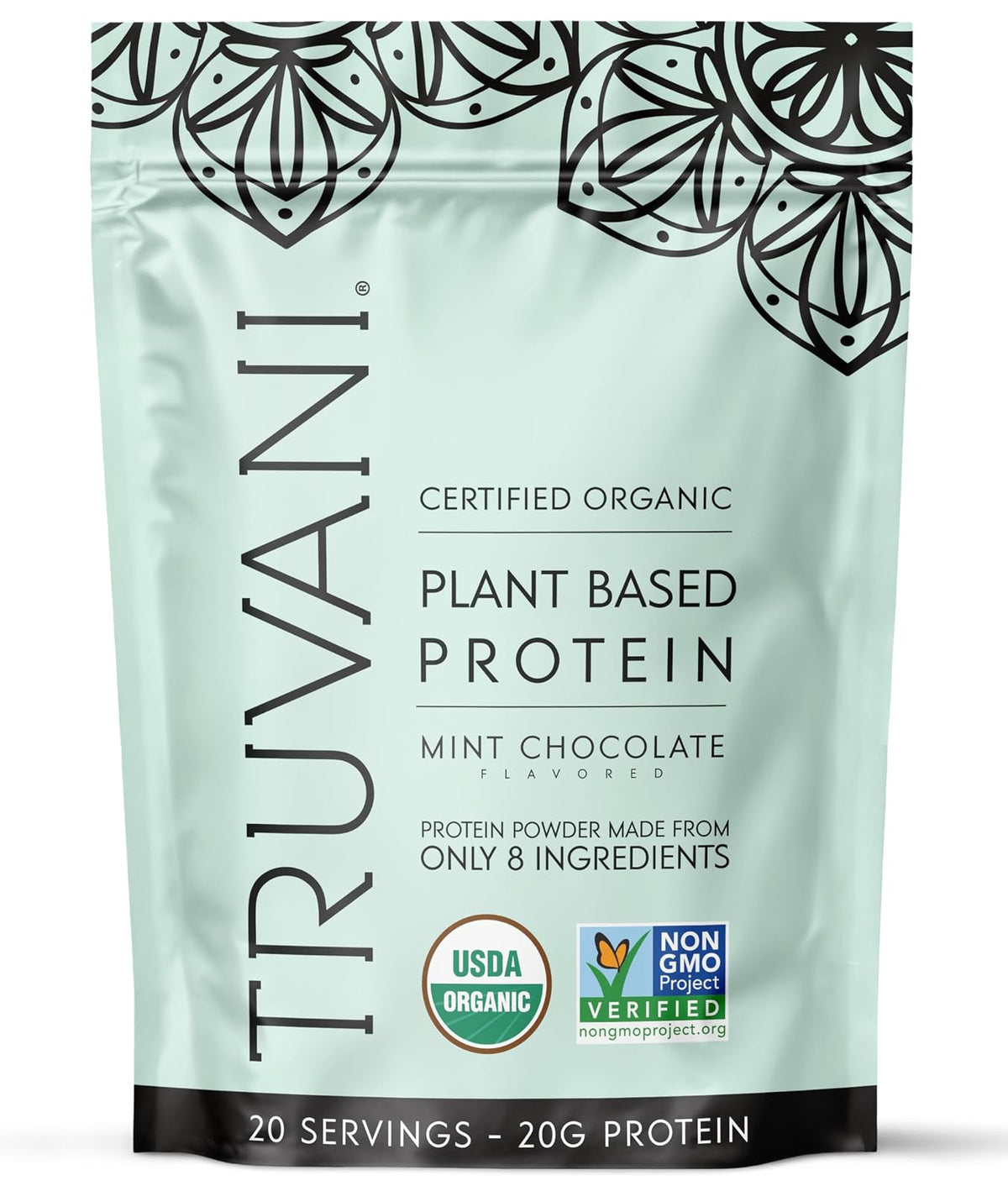 Truvani organic plant protein powder
