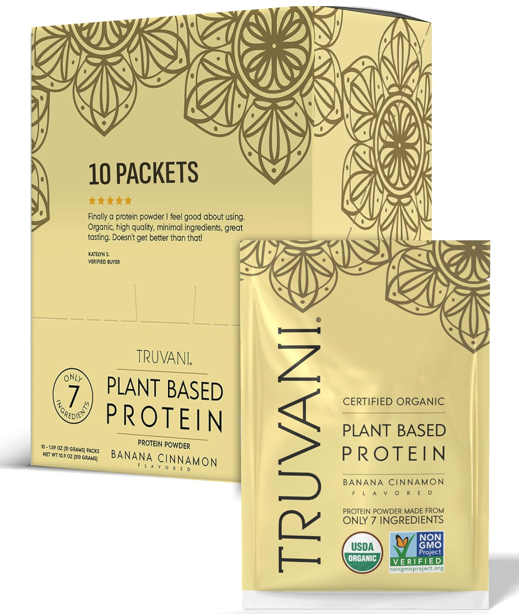 Truvani organic plant protein powder