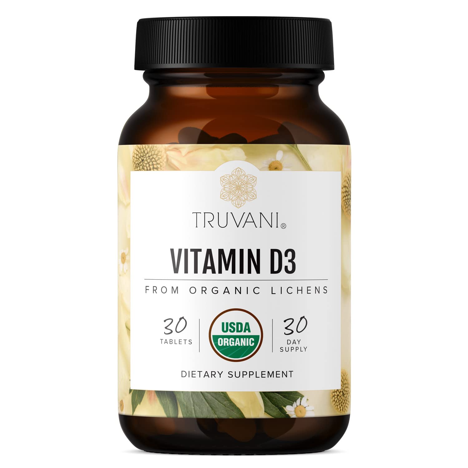 Truvani organic vitamin D3 tablets