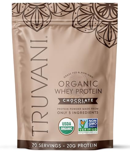 Truvani organic whey protein chocolate