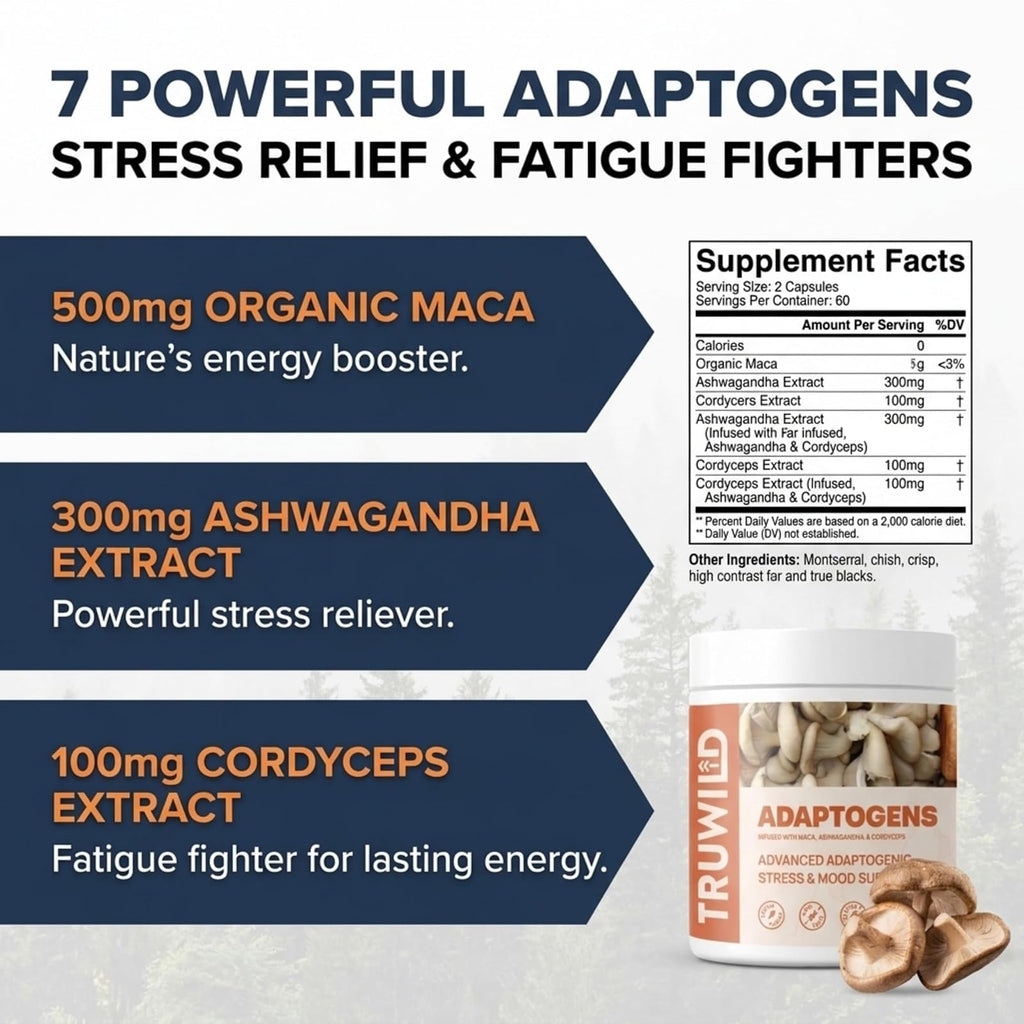 TruWild capsules for enhanced focus