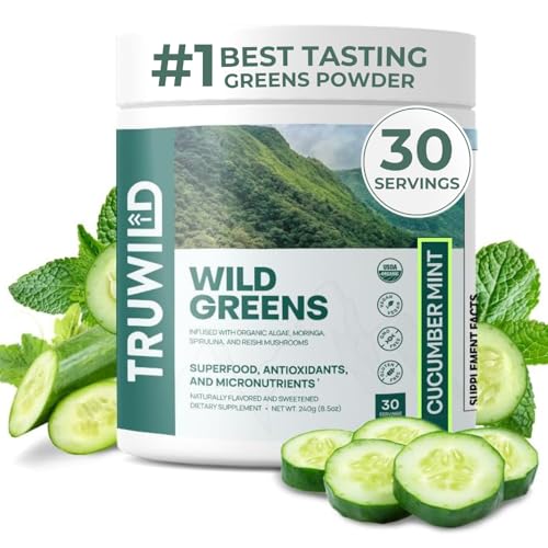TruWild Greens superfood cucumber powder