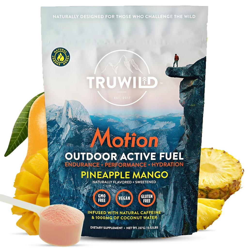 TruWild pre-workout pineapple mango flavor
