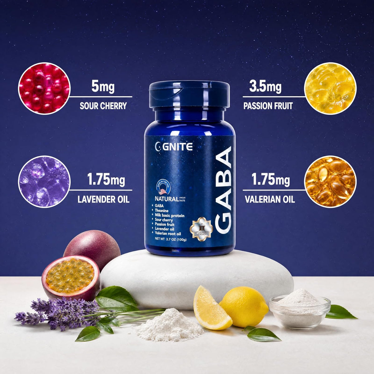 TrySafe GABA gummies 60 count