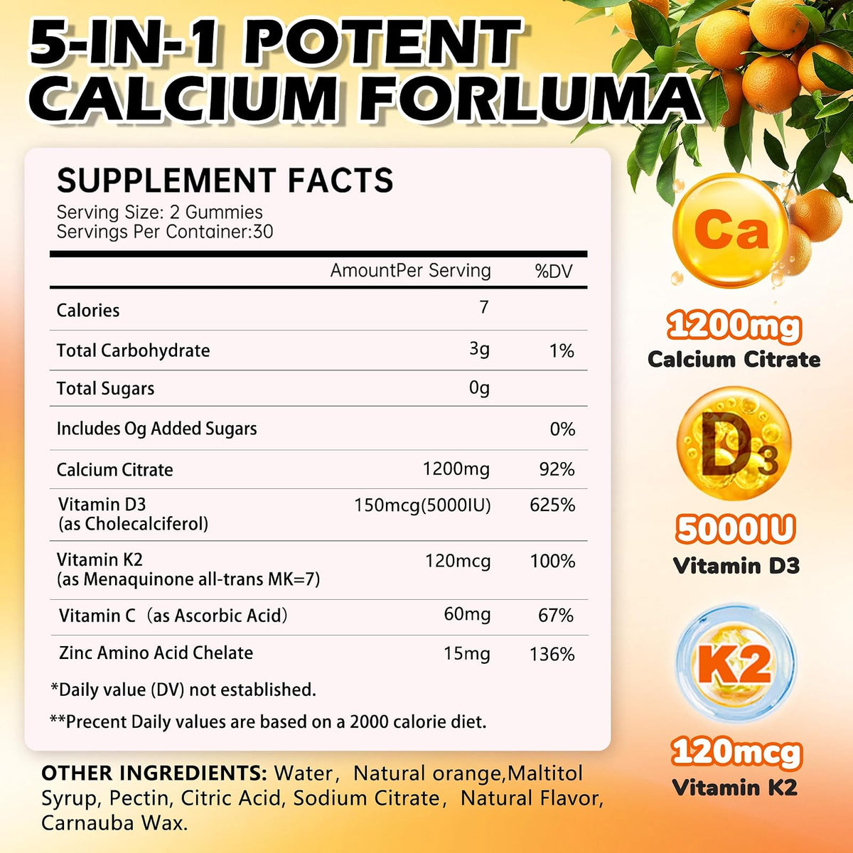 Tsunshnes calcium gummies for strong bones