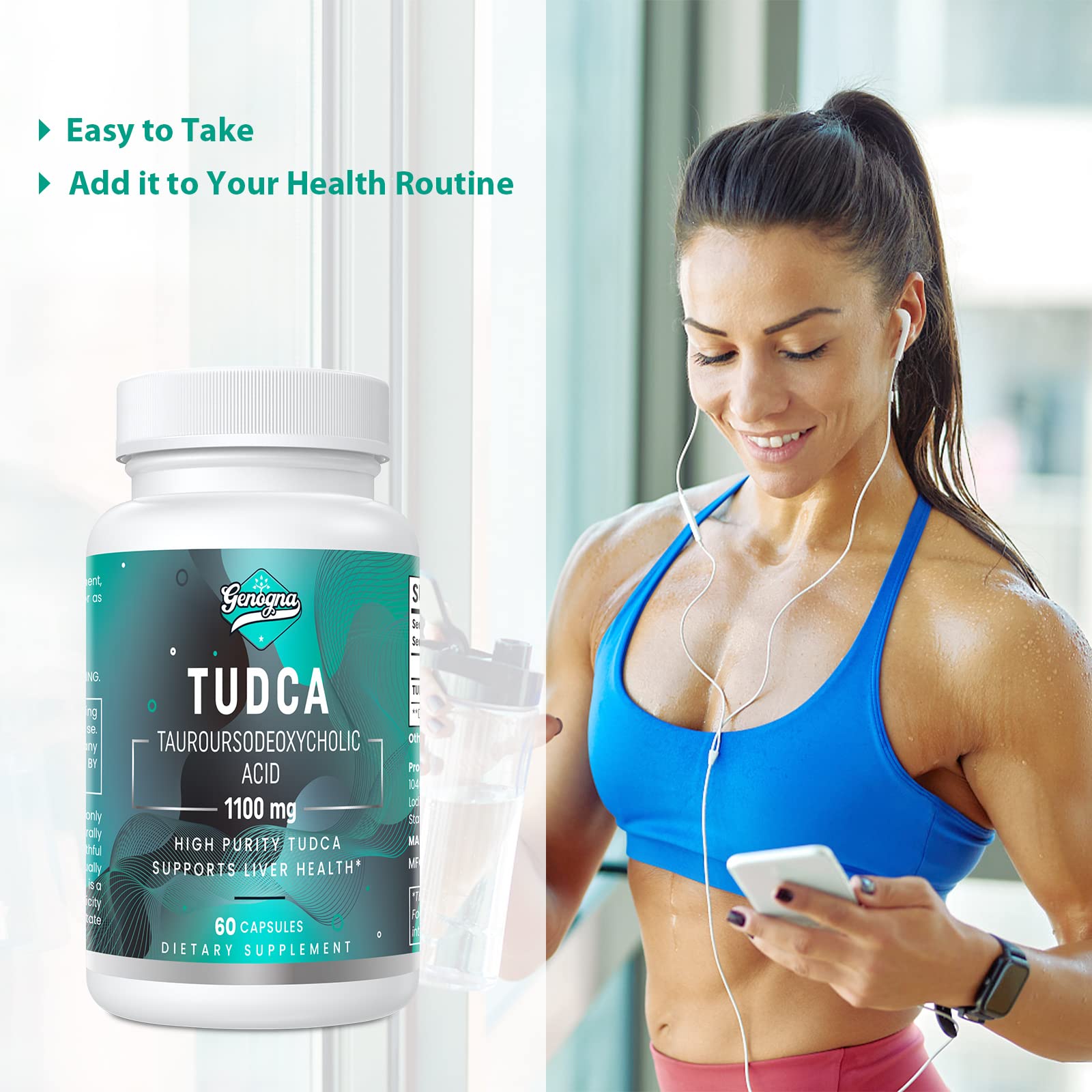 TUDCA 1100 mg for overall wellness