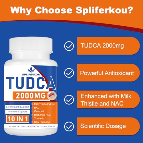 Tudca 2000 mg for optimal liver care