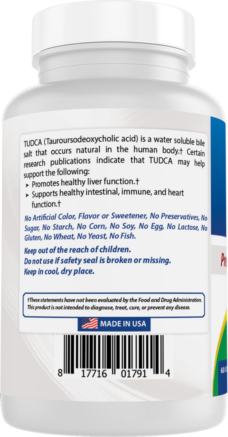 TUDCA 250 mg gummy multivitamin option