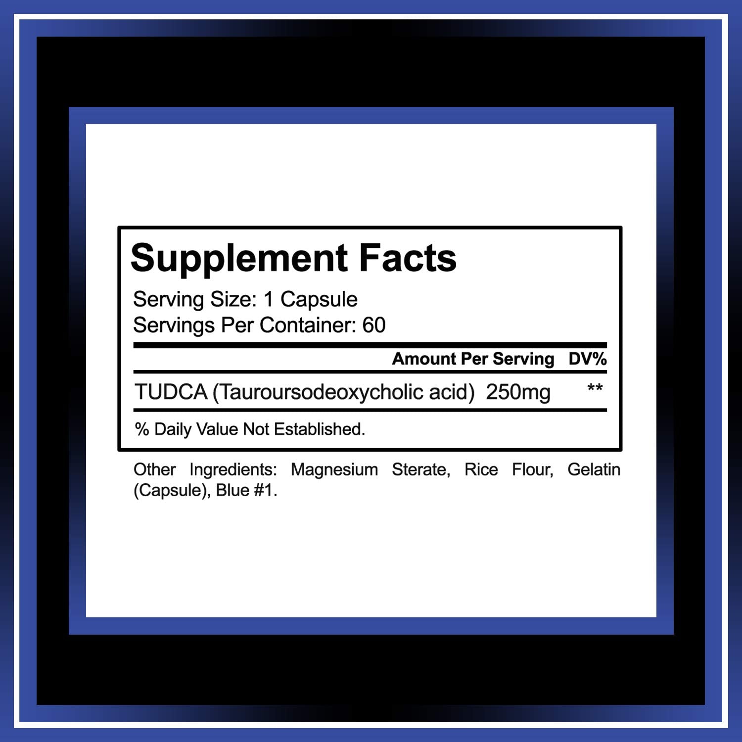 TUDCA 250mg for better nutrient absorption