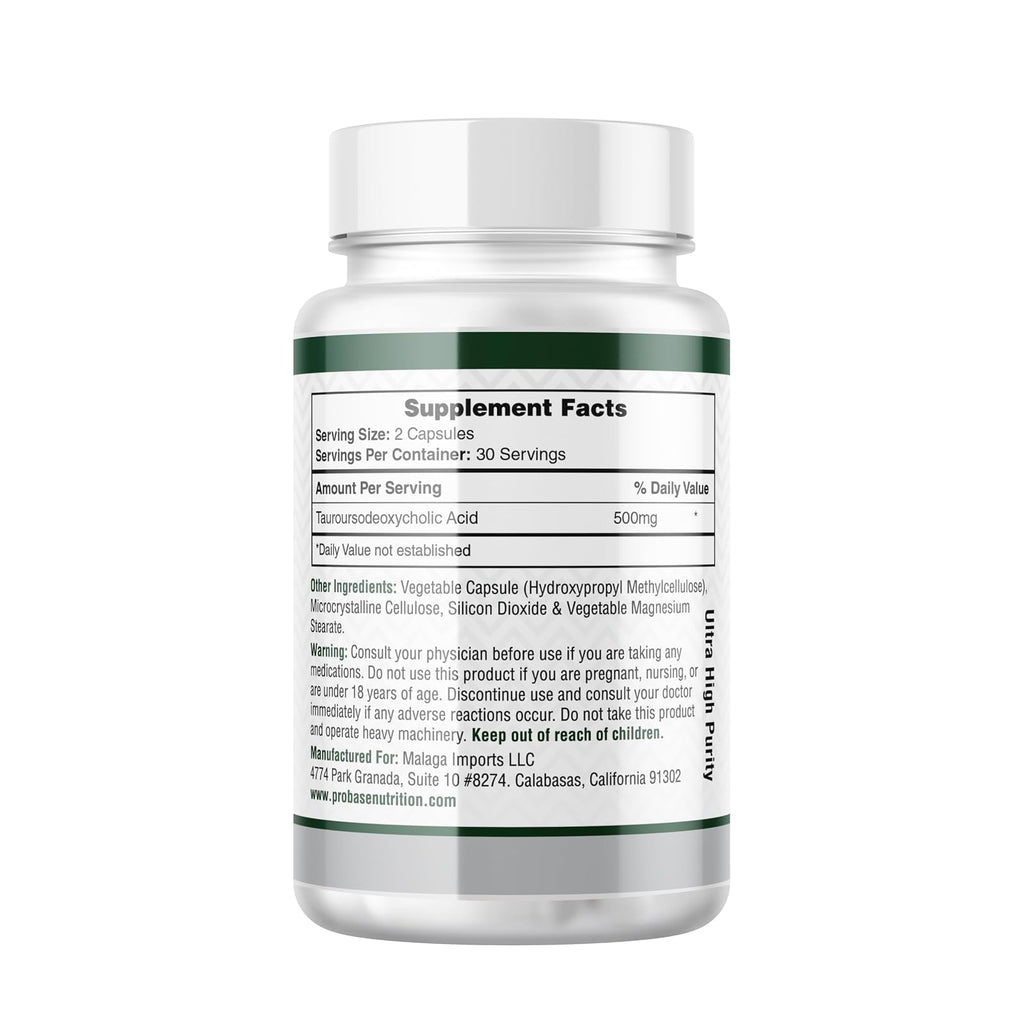 TUDCA 500 mg capsules for detox