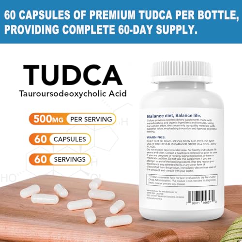 TUDCA 500 mg multivitamin for seniors