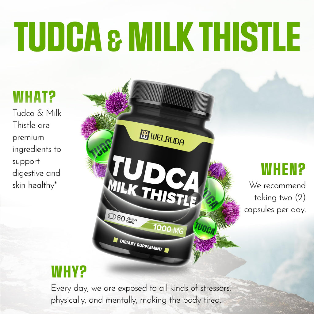 TUDCA and milk thistle for fatty liver