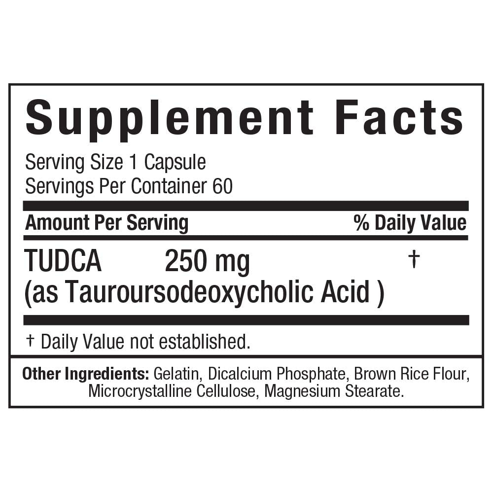 TUDCA benefits for liver function
