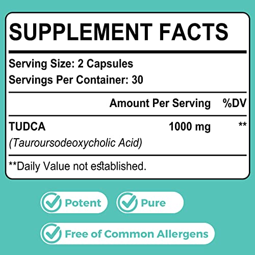 TUDCA bile salts for overall health