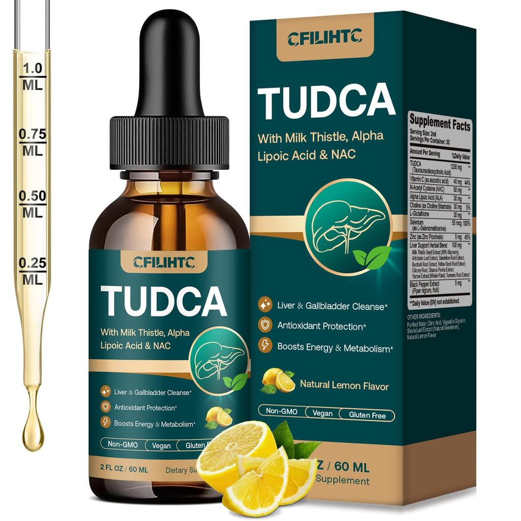 TUDCA bile salts liquid drops